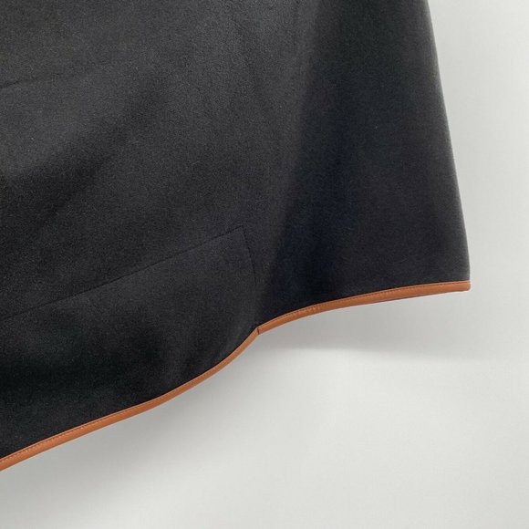 Tuckernuck | Sweaters | Tuckernuck Womens Leather Trim Funnel Neck ...